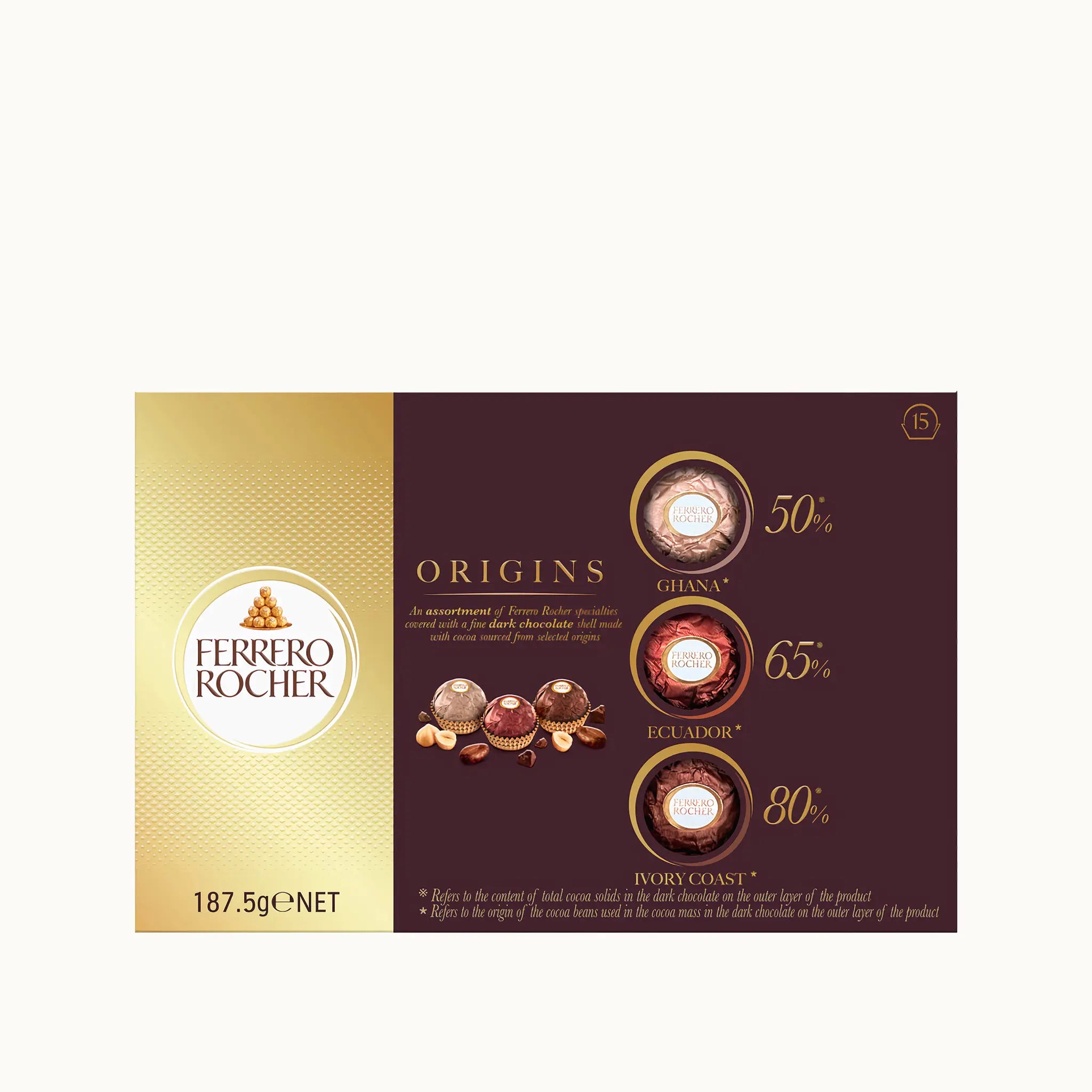 🌰 Ferrero Rocher Origins Gift Box 15 Piece – Luxury Gift Delivery to ...